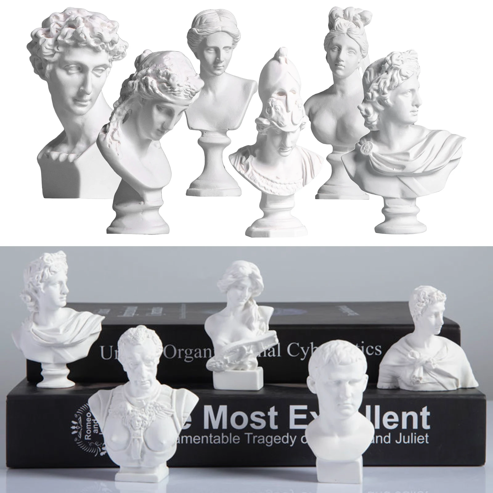 Statue deco,Statue en plâtre de la mythologie grecque, 6cm, Figurine ...
