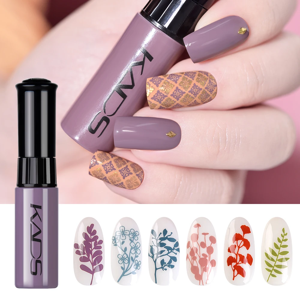 Nail-Art-Stamping-Polish-for-Stamp-Plate-2-Functions-Printing-Varnish ...