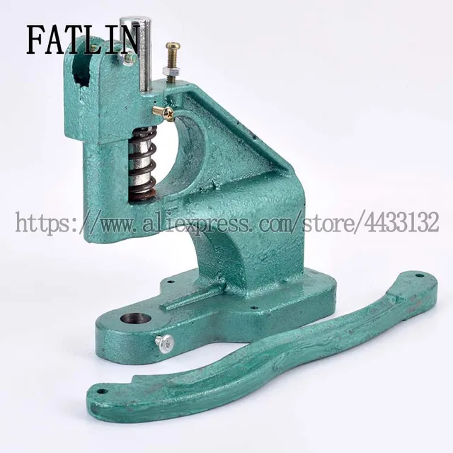 Hand Punch Press Machine For Eyelet Grommet Dies Double Cap Rivets Dies ...