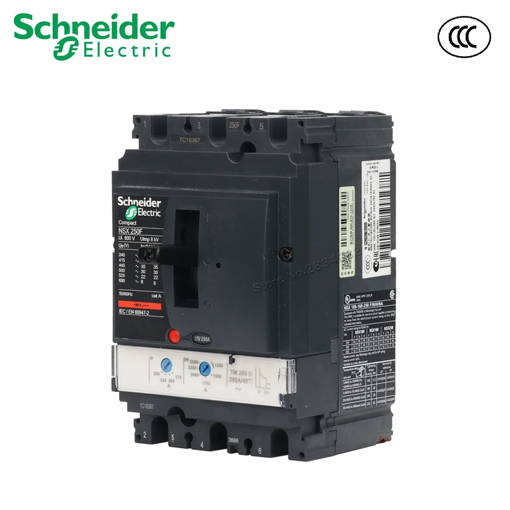 200A 250A 50/60Hz 800V 8KV AC Moulded Case Circuit Breaker Protector ...