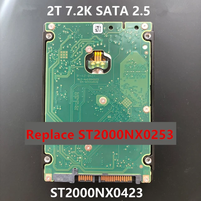 Original HDD For Dell 2TB 2.5" 7.2K SATA 6 Gb/s 128MB 7.2K For Internal ...