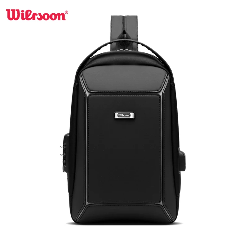 Wiersoon Multifunction Crossbody Bag For Men Anti-theft Shoulder Bag ...