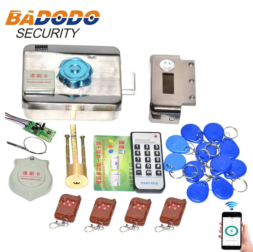 WIFI Electronic Lock Electric Gate Door Lock Door Entry Access Control ...
