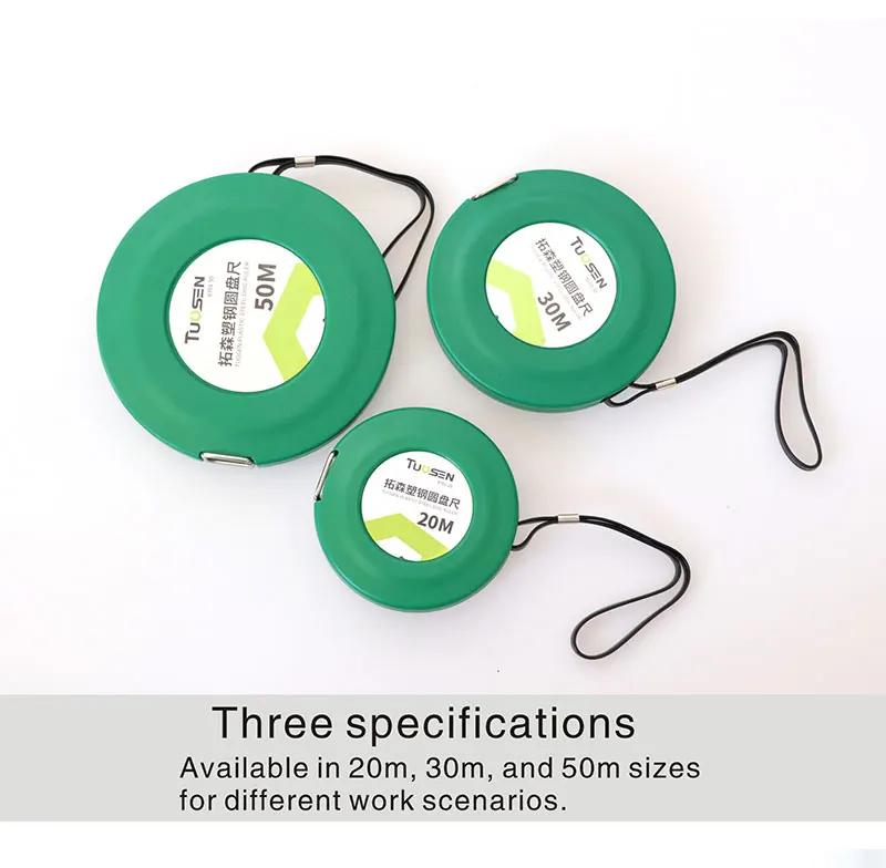 Mètre à ruban,30m--Ruban à mesurer en acier rétractable, mesure Meacceleration 50m 30m 20m Règle ...