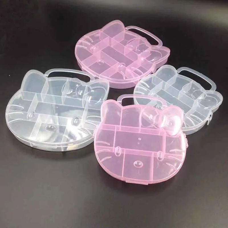 Cartoon Hello Kitty Plastic Organizer Storage Box - KawaiiMerch.com