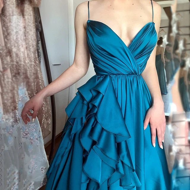 Dark Turquoise Prom Dress