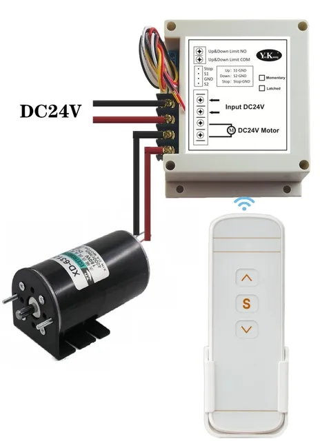 Wireless Push Button Motor Control