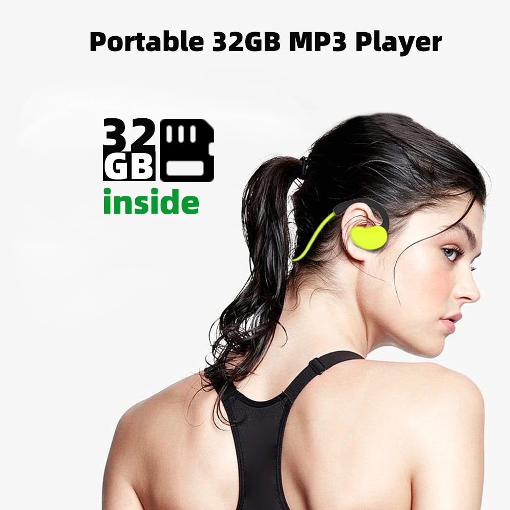 Arikasen спортивные MP3 плеер наушники 32 ГБ водонепроницаемые ...
