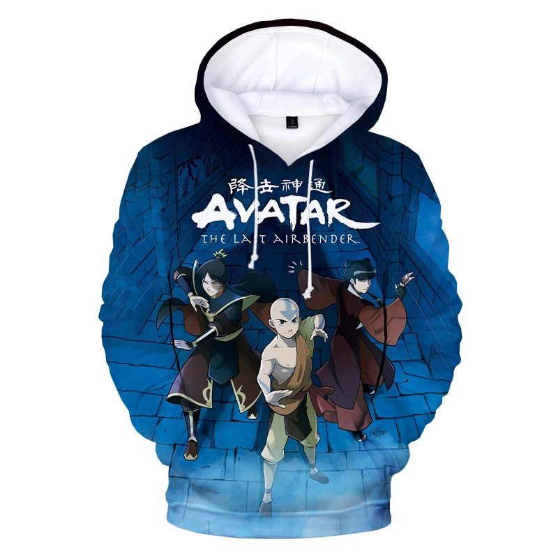Anime Avatar The Last Airbender 3D Print Streetwear Sweatshirts Cosplay ...