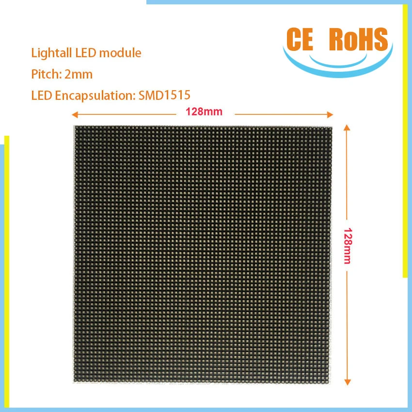 고품질 led 패널 P2 128*128mm 미니 led 모듈 실내 32 스캔 rgb 64*64 픽셀 매트릭스, ecran ...