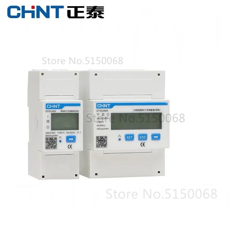 CHINT Multifunction Power Meter Programable V,A,W,KWH,VAR, RS485 Energy ...