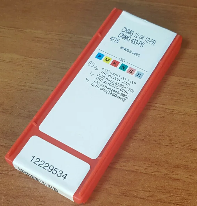 10PCS CARBIDE INSERT CNMG120412-PR 4215