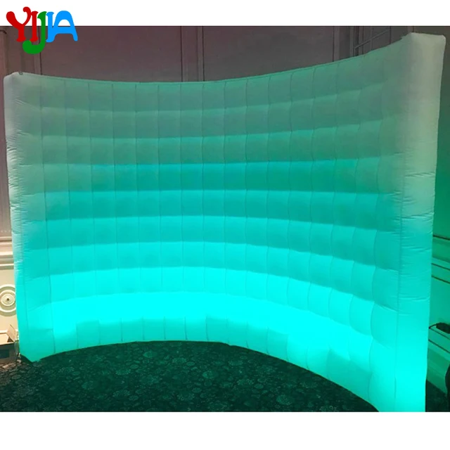 Wedding, party backdrop 10ft*8ft inflatable LED wall white color ...