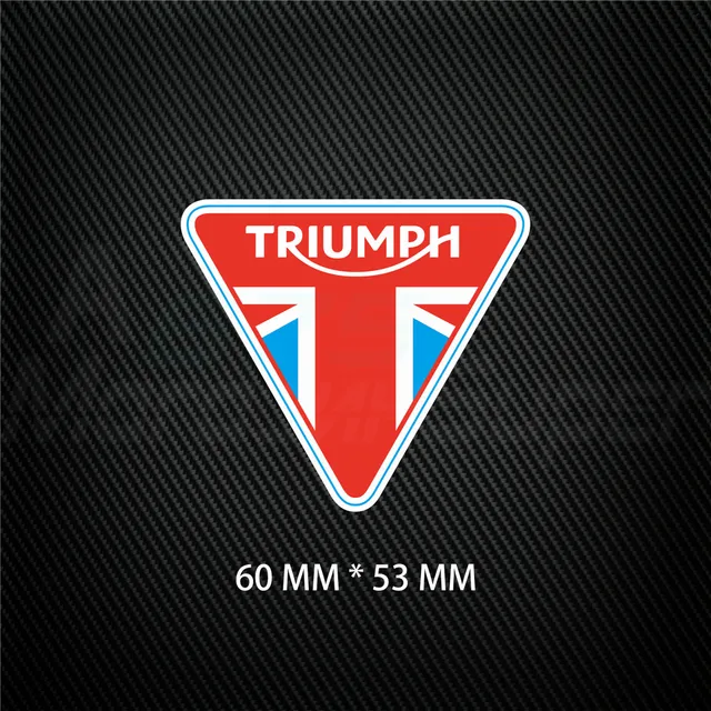 For Triumph Helmet Motorcycle Moto Bike Sticker Decal Reflective ...