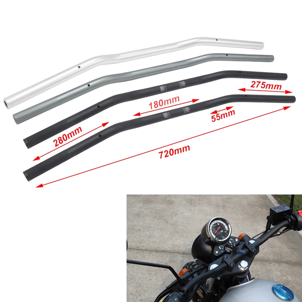 22mm-Universal-Motorcycle-CNC-Handlebar-Motor-Motorbike-Aluminum-Alloy ...
