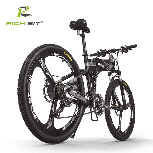 Richbit RT-860 250WMountain Beach Electric Bike 26 Inch 36V12.8Ah Lithium Battery High Quality ...