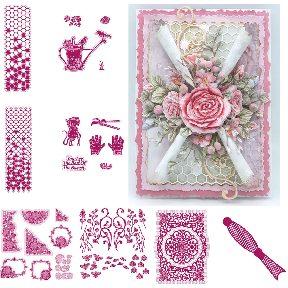 2021diy Carnation Crafts Vintage Blooms Fine Splendour Card Shape Je Ne ...