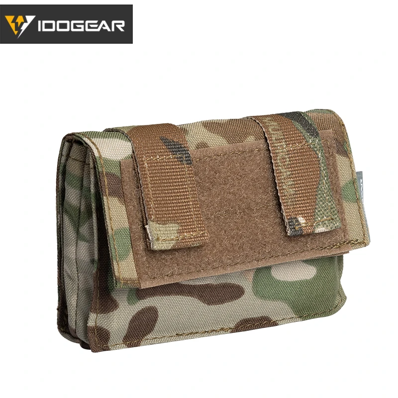 IDOGEAR Tactical FAST Helmet Utility Pouch Removable Rear Pouch NVG ...