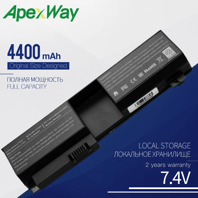 Laptop Battery for HP Pavilion tx1000 tx1100 tx1200 tx1300 tx2000 ...