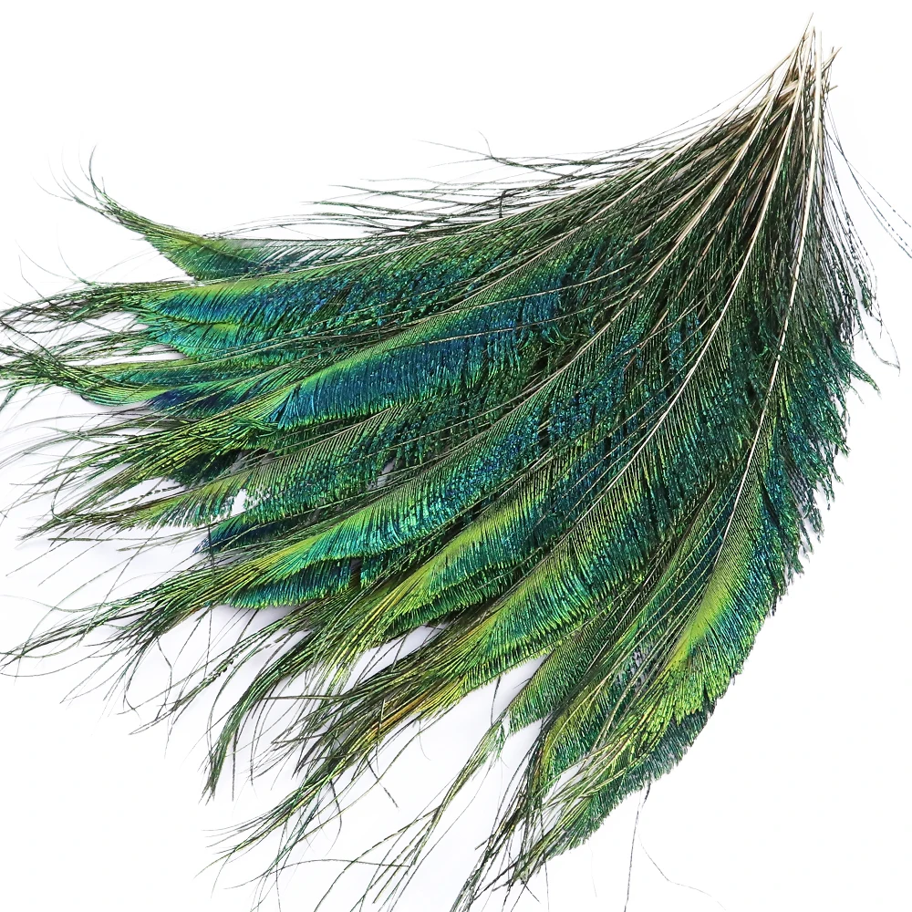 10pcs-Natural-Peacock-Feathers-Emerald-Feathers-25-30cm-for-DIY-Craft ...