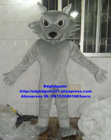 Timber-Grey-Wolf-Mascot-Costume-Adult-Cartoon-Character-Outfit-Suit ...
