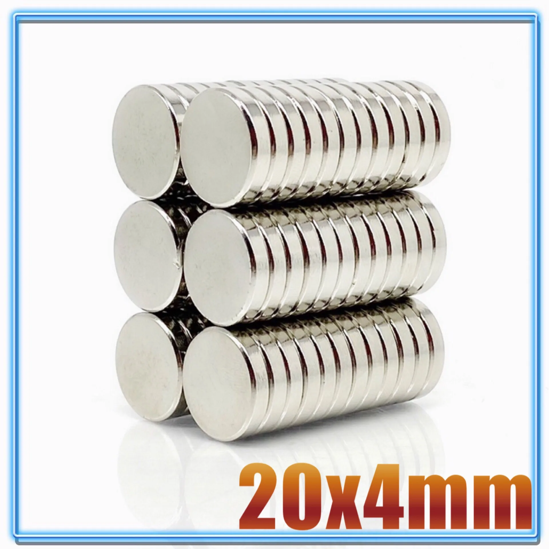 Imanes-redondos-permanentes-de-neodimio-N35-imanes-potentes-de-20x4mm ...