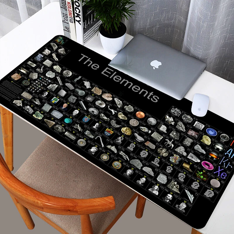 Gaming Pad large Size Mouse pad Periodic Table of Chemical Elem Mouse ...