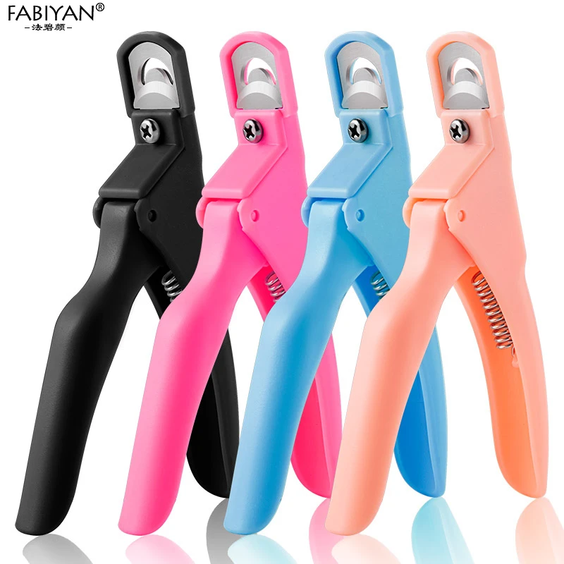 Nail-Art-Tips-Clipper-Trimmer-Scissors-Round-Edge-Finger-Cutter-False ...