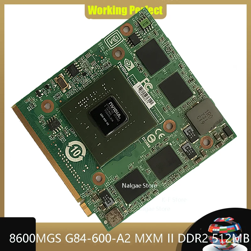 Nvidia Geforce 8600m Gt 8600mgt Mxm Ii Ddr2 512m G84-600-a2 Graphics ...
