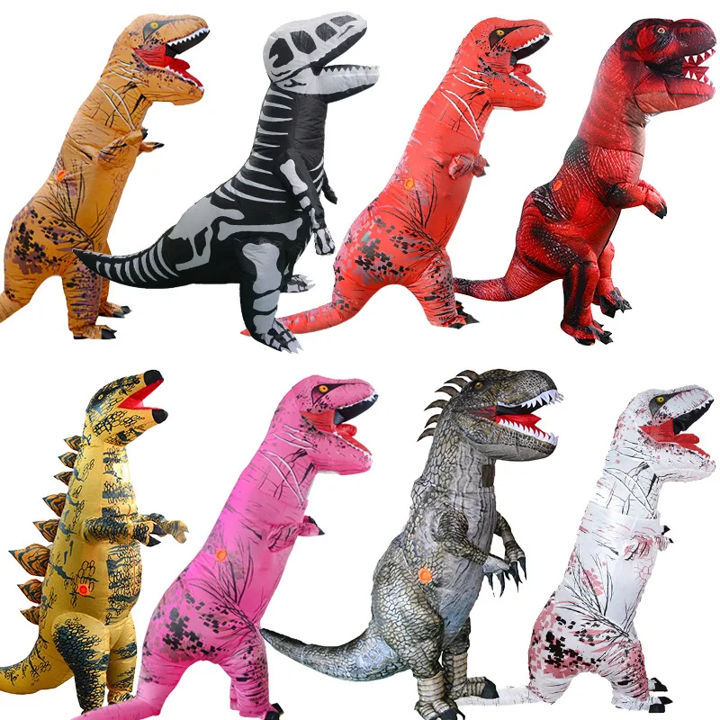 Purim Carnival Adult Inflatable Dinosaur Costume T REX Dino Cosplay ...