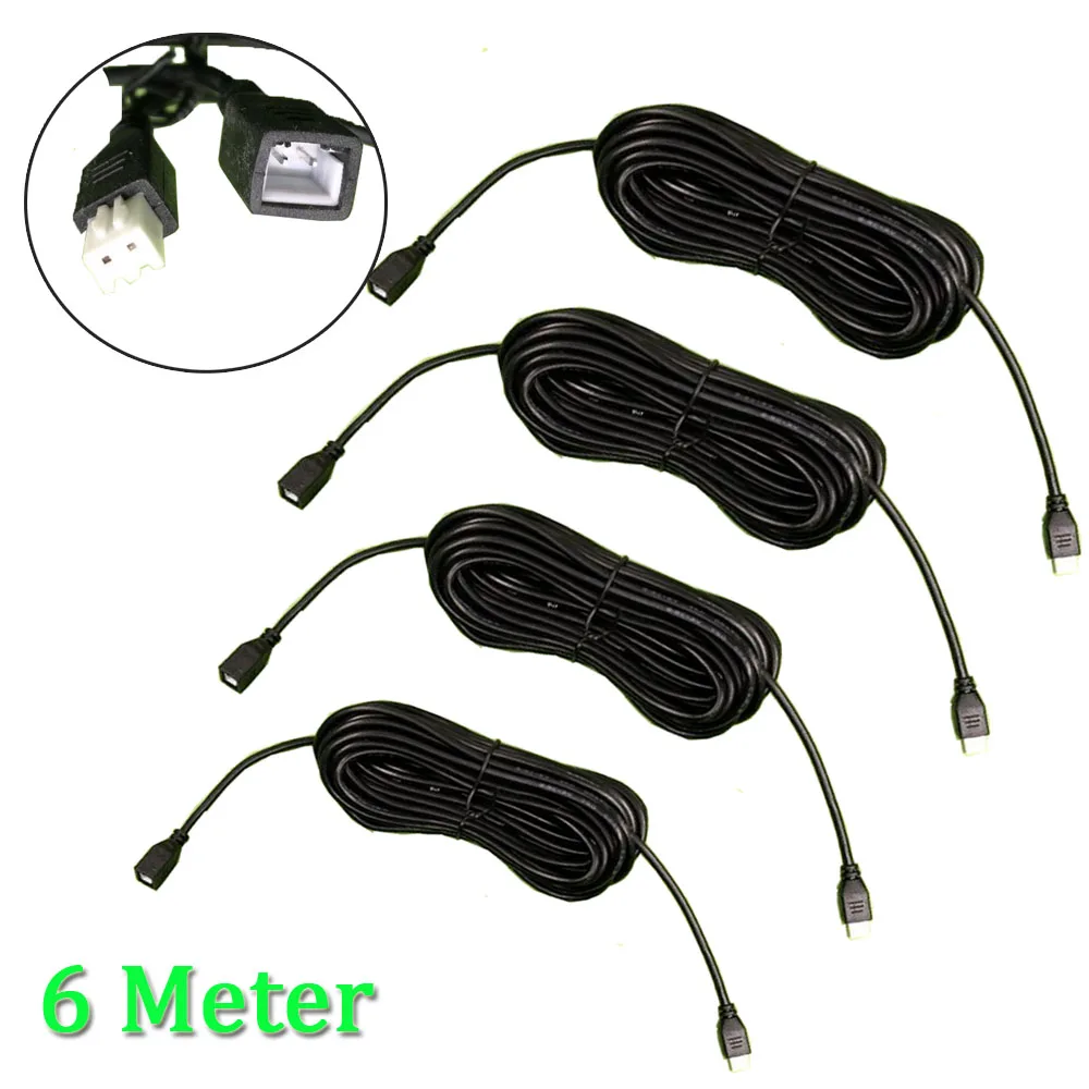 1M ,2.5M,3.5M,4M, 6M, 7.8M Waterproof Cables Reversing Radar Extend ...