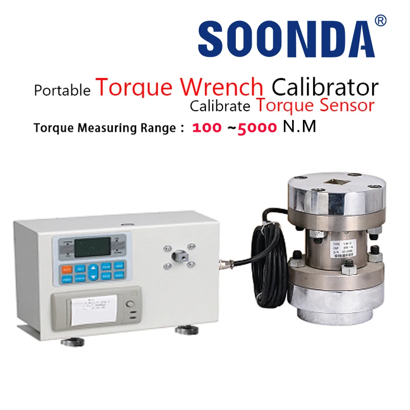 100-5000N.m Large Range Digital Torque Tester Measure Various Torques ...
