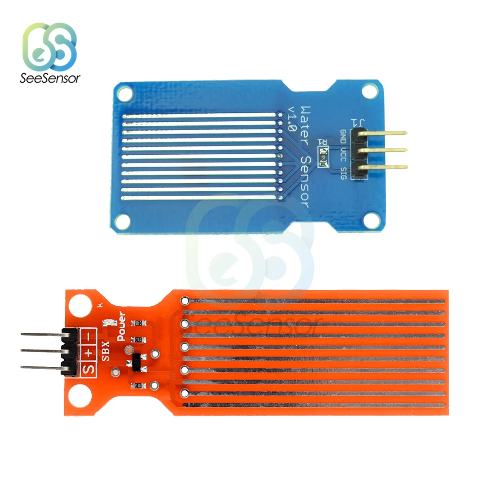 Dc 3v-5v 20ma Rain Water Level Sensor Module Board Detection Liquid ...