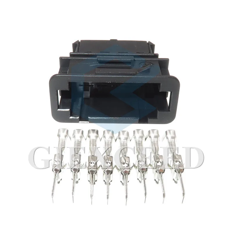 2 Sets 8 Pin 1j0972784 6.3mm Auto Electric Wiring Cable Connector Male ...