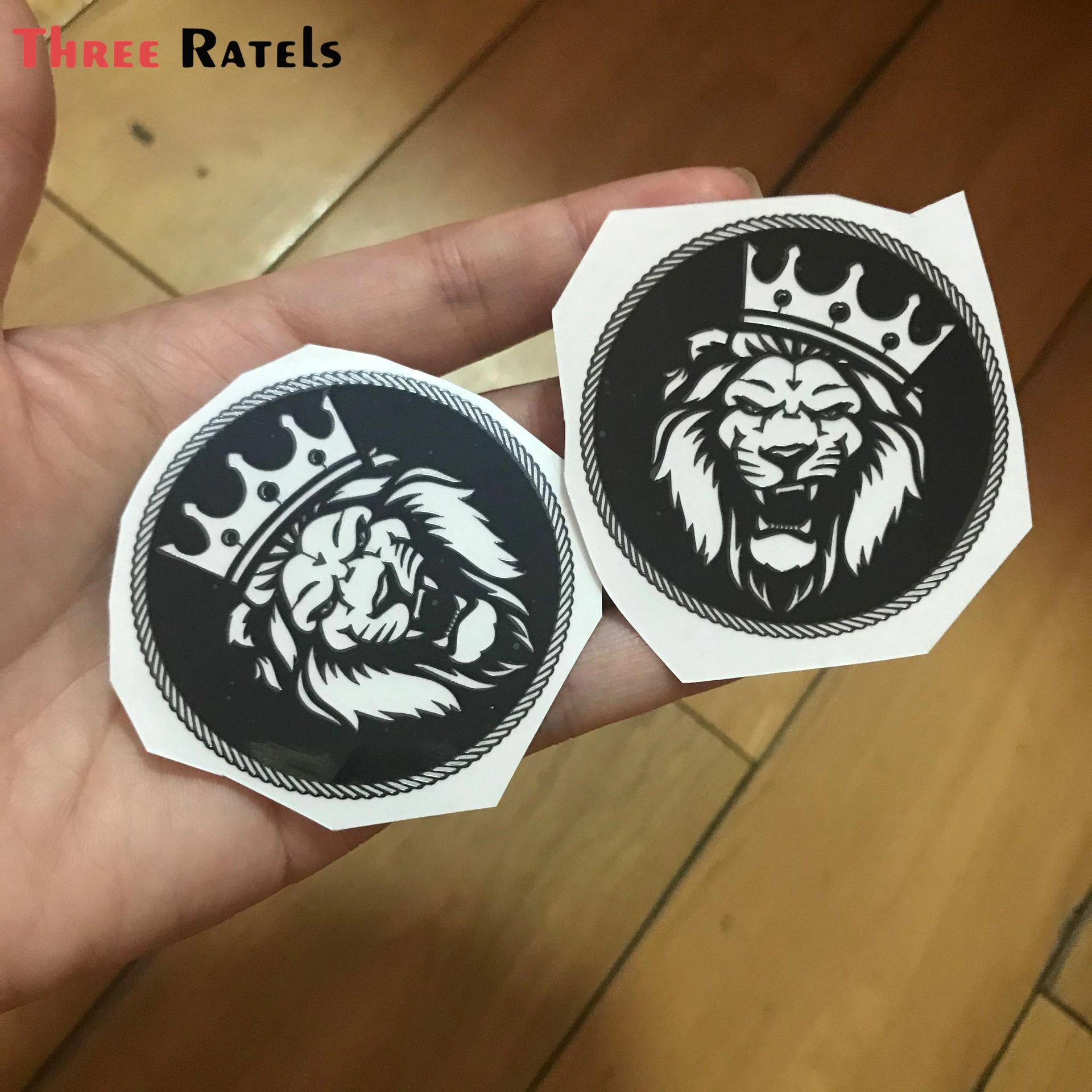 51mm-MT-063-cool-black-golden-metal-king-lion-sticker-decal-for-car ...