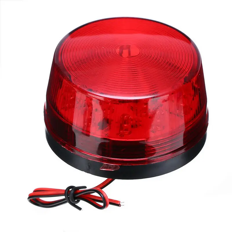 12V Strobe Car LED Flashing Circular Signal Light Magnetic Ceiling ...