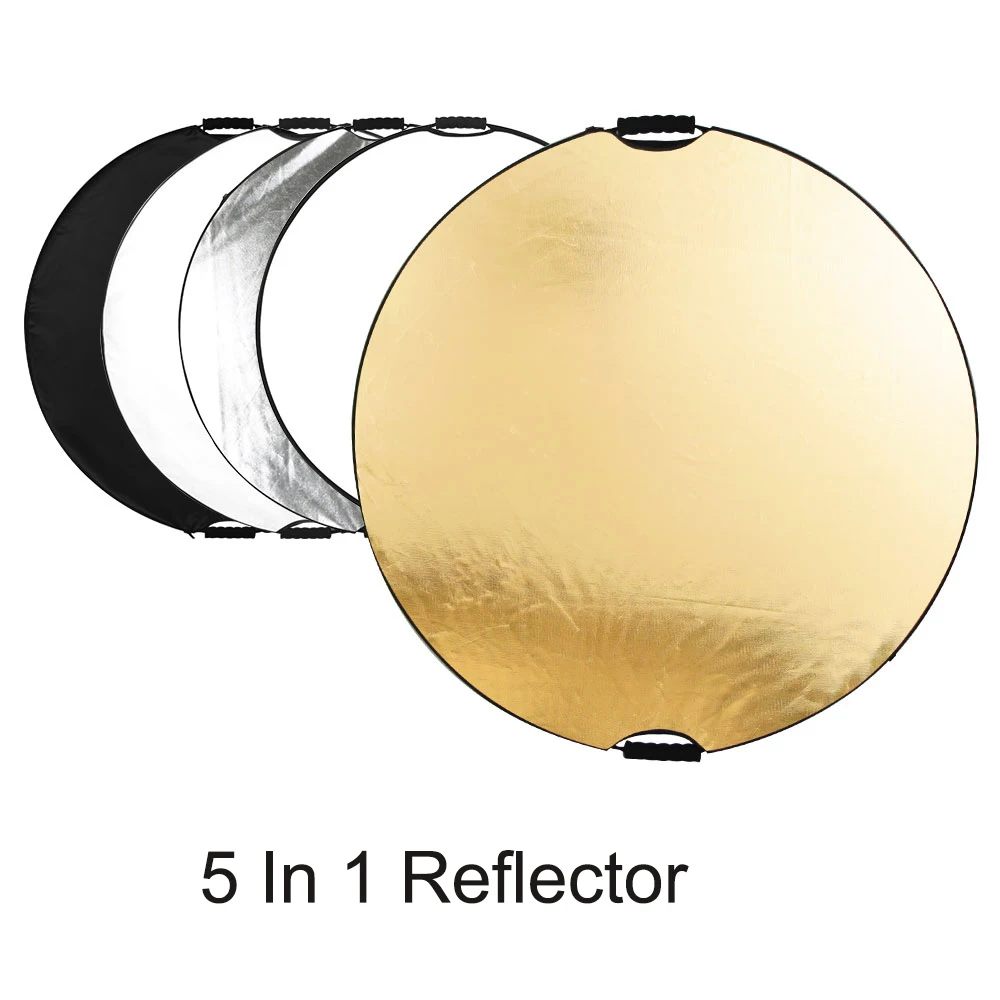43-110cm-5-In-1-Portable-Reflector-Photography-Handhold-Collapsible ...