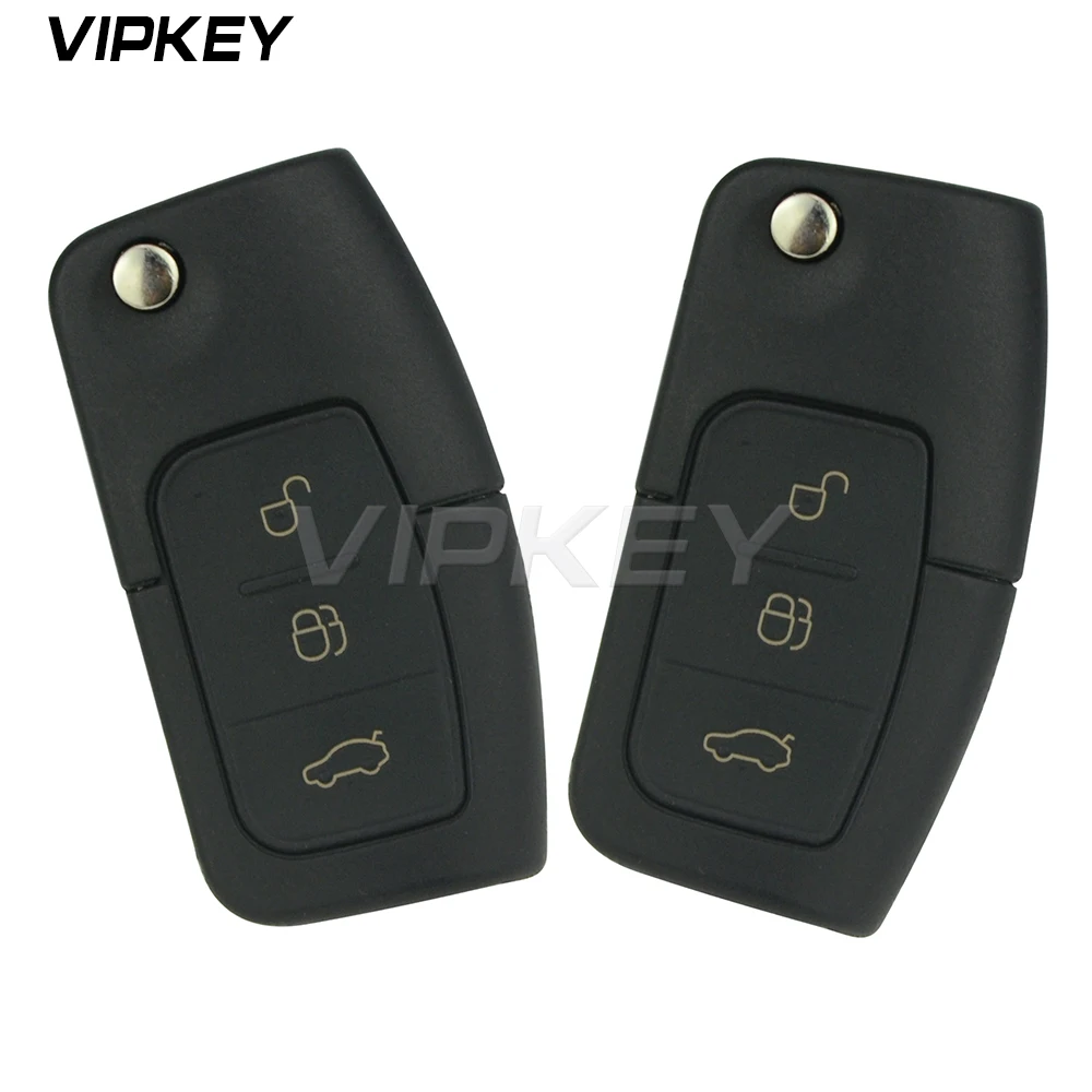 Remotekey 2pcs Flip Remote Car Key For Ford B-Max Fiesta Focus Galaxy S ...