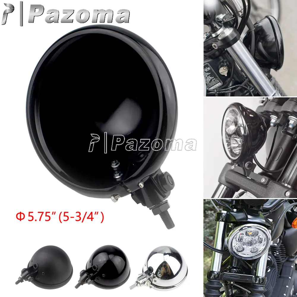 Universal-Steel-5-75-inch-LED-Headlight-Bucket-For-Harley-Dyna-FXD ...