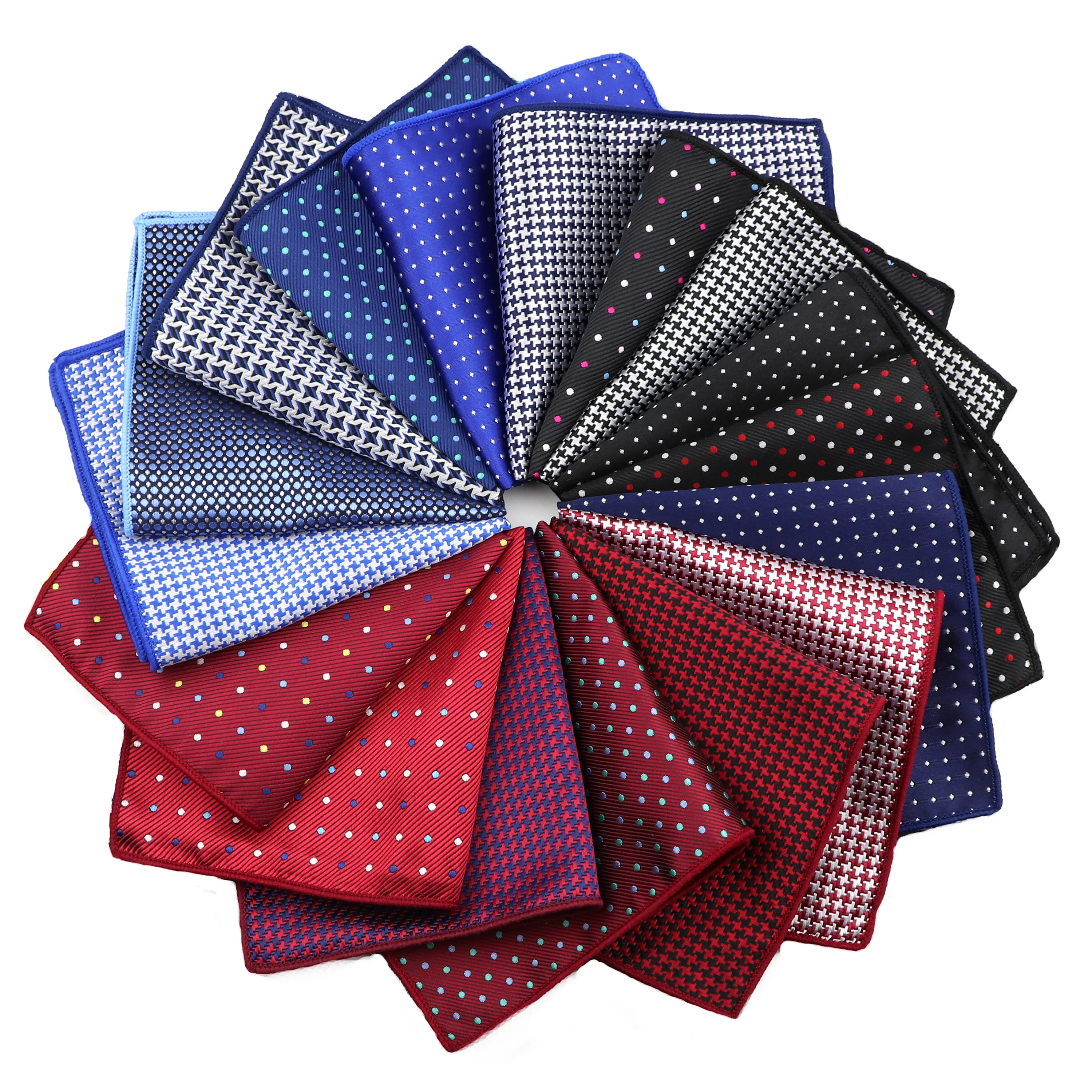 Luxury-Men-s-Handkerchief-New-Fashion-Pocket-Square-Polka-Dot-Plaid ...