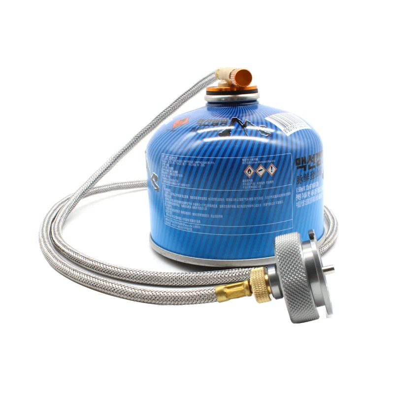 Outdoor Camping Gas Stove Butane Adapter Extension Tube Split Stove ...
