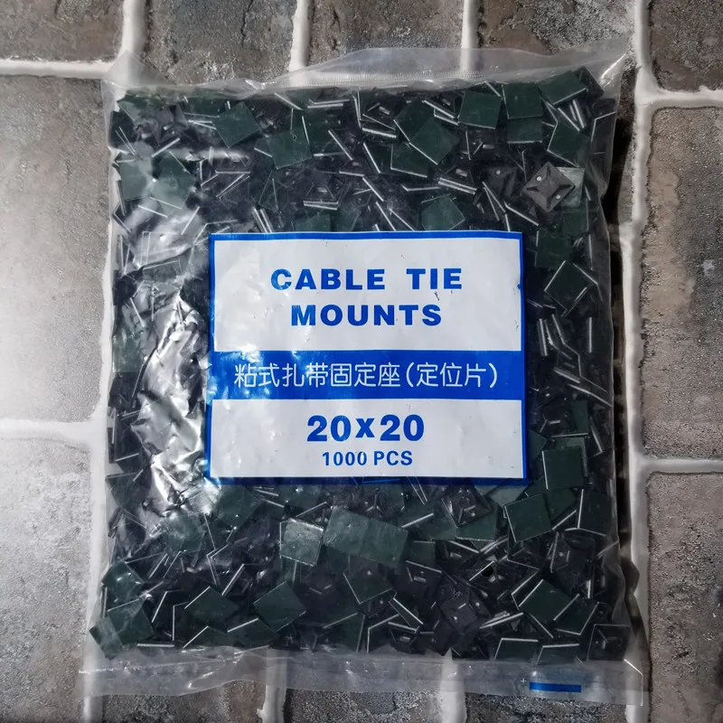 Cable-Tie-250-500-1000Pcs-Cable-Base-Black-And-White-Automotive-Cable ...