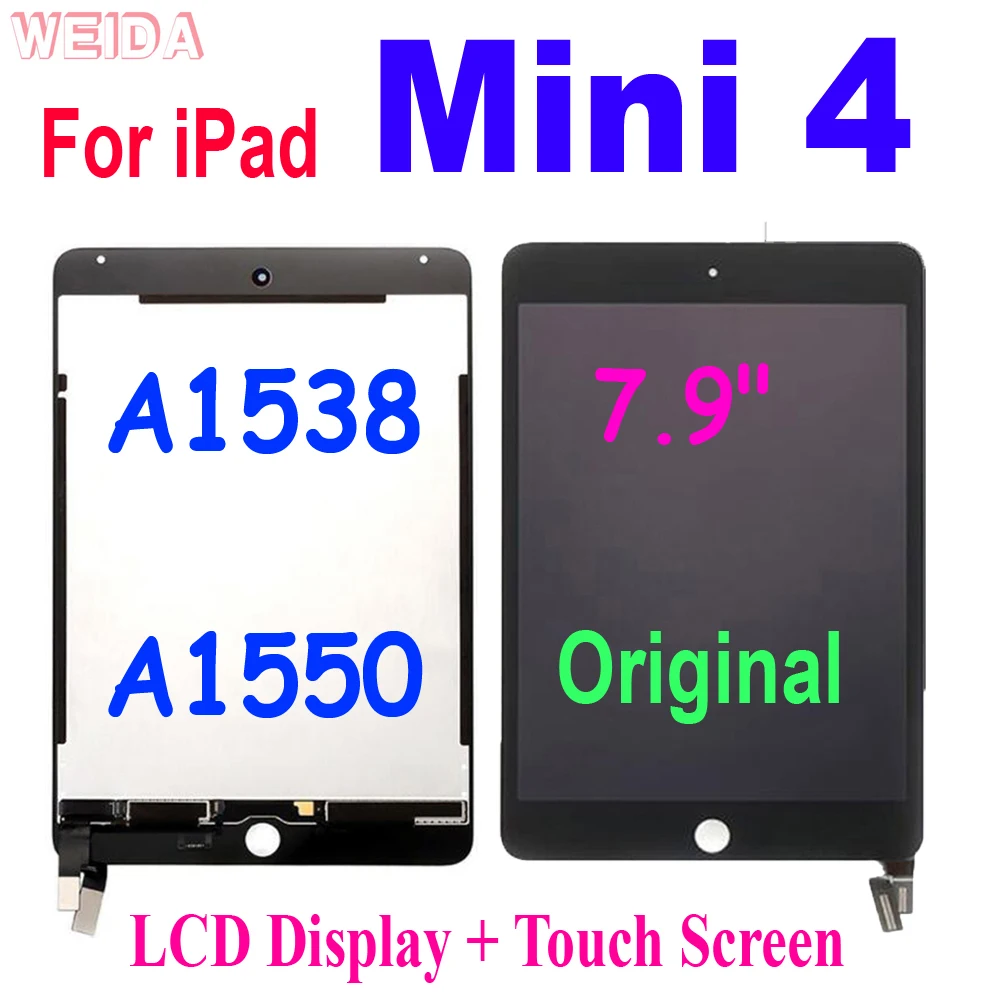 7.9" Original Lcd For Ipad Mini 4 Mini4 A1538 A1550 Lcd Display Touch ...