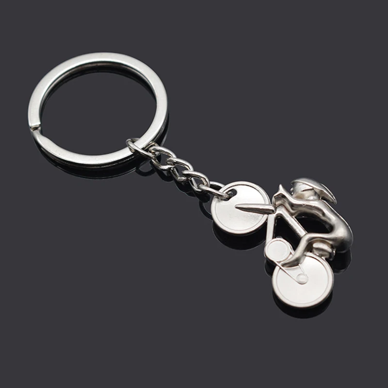 Bicycle Key chains Bike Key Rings Metal cycling Keychains for gift ...