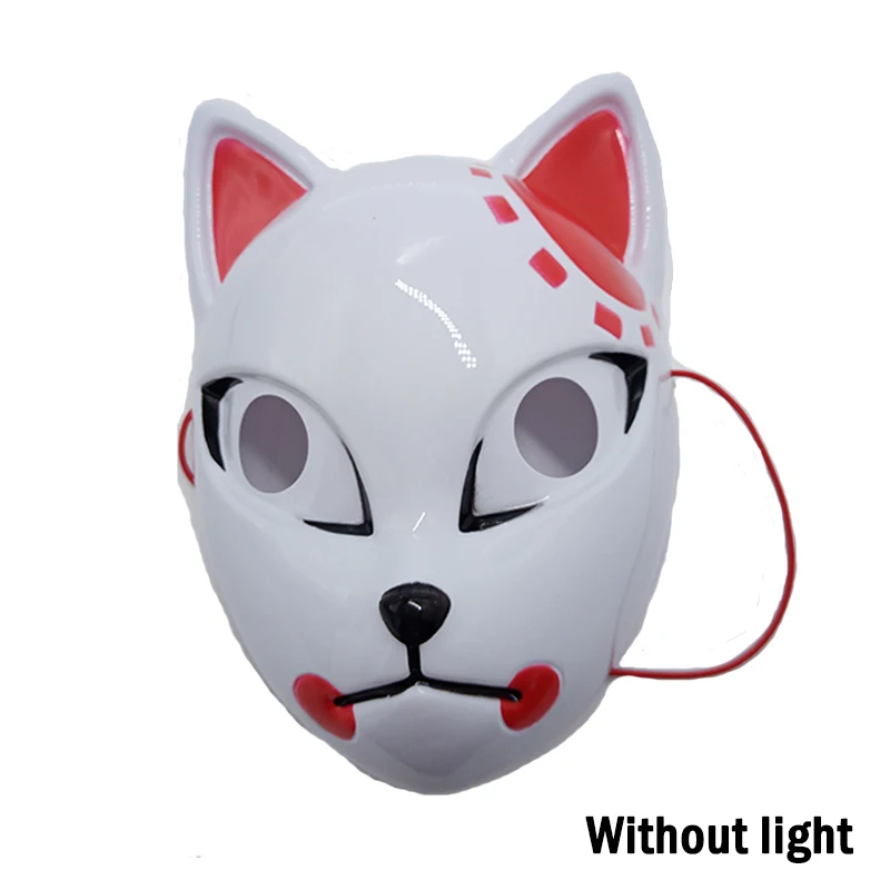 Anime Demon Slayer LED Light Up Cosplay Mask - AllCosplay.com