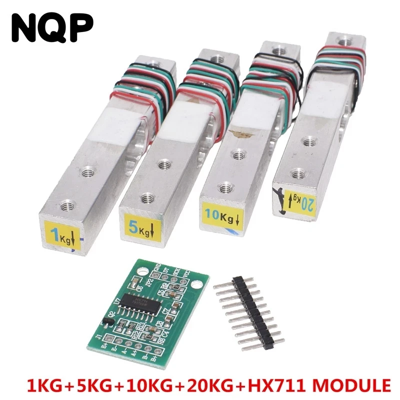 Load Cell 1KG 5KG 10KG 20KG HX711 AD Module Weight Sensor Electronic ...