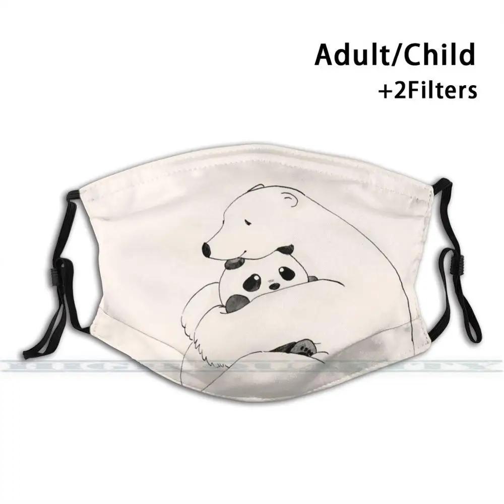 Bear-Hug-Custom-Design-For-Adult-Kids-Anti-Dust-Filter-Diy-Cute-Print ...