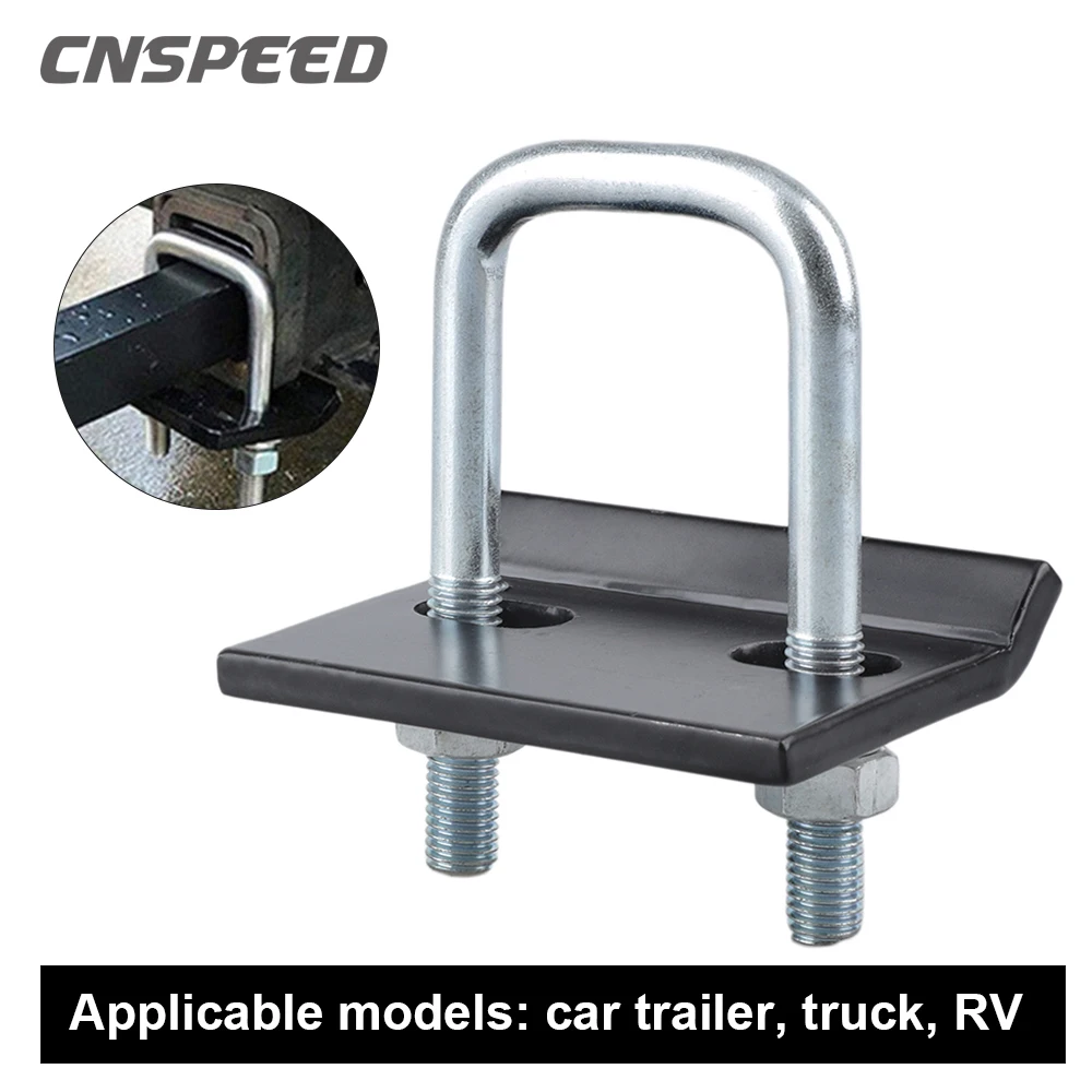 Anti-rattle Stabilizer Hitch Tightener Lock Down Tow Clamp Trailer ...