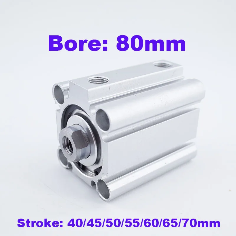 Cilindro neumático compacto de doble acción, cilindro neumático SMC tipo CQ2B/CDQ2B con diámetro ...