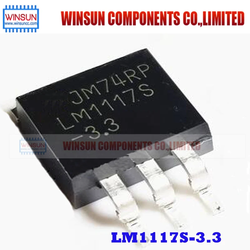 10PCS/LOT LM1117S 3.3 TO 263 LM1117SX 3.3 Brand New Original|Connectors ...